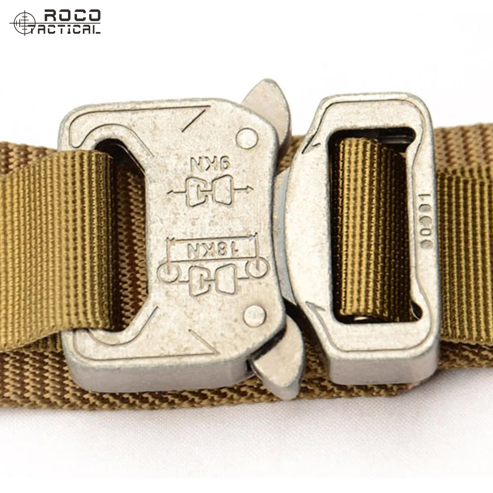 ROCOTACTICAL Quick Side Release Tactical Belt Metal Buckle 1.5" Strap ...