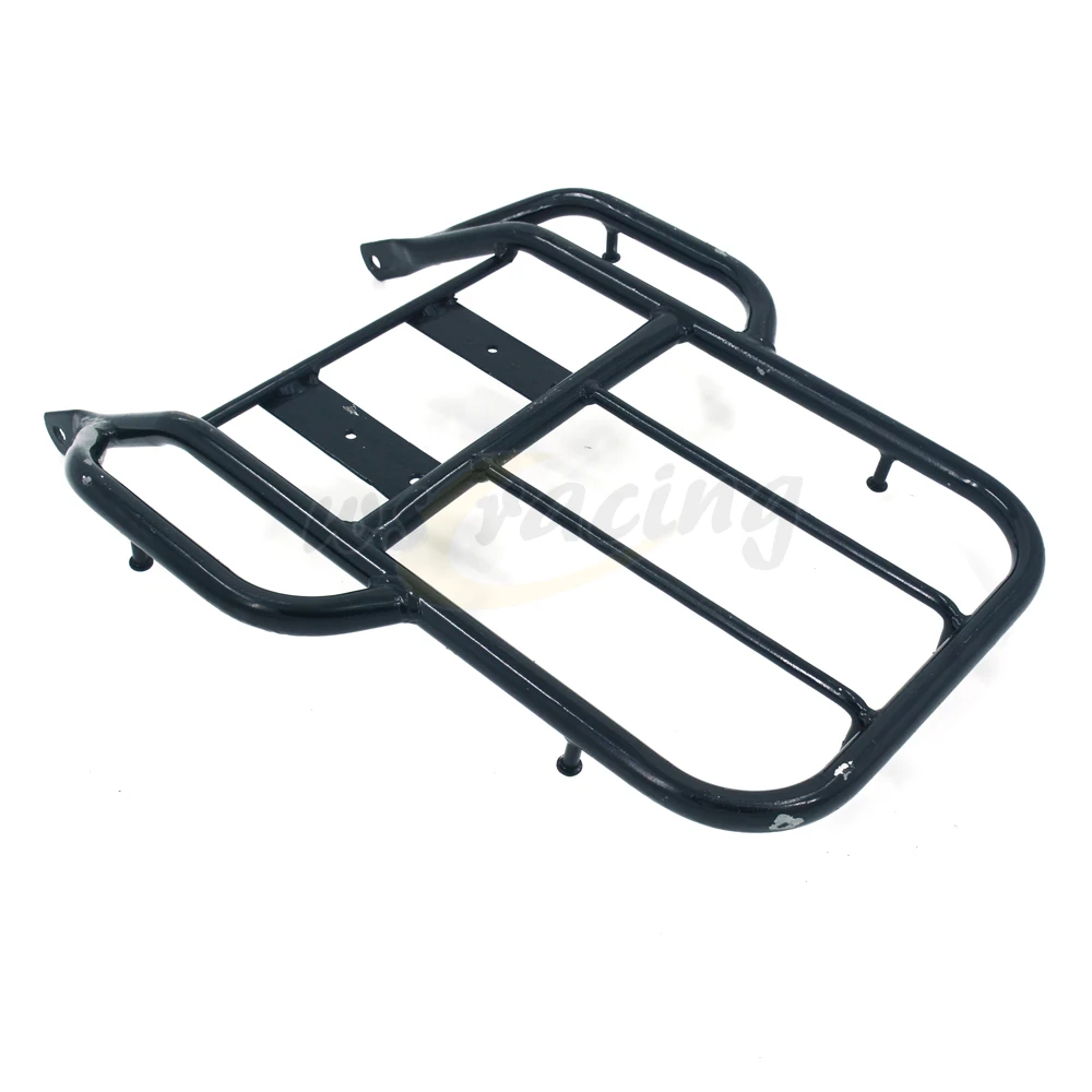 Motorcycle Luggage Racks Black Rear Seat Luggage Rack Back Carrier For ...