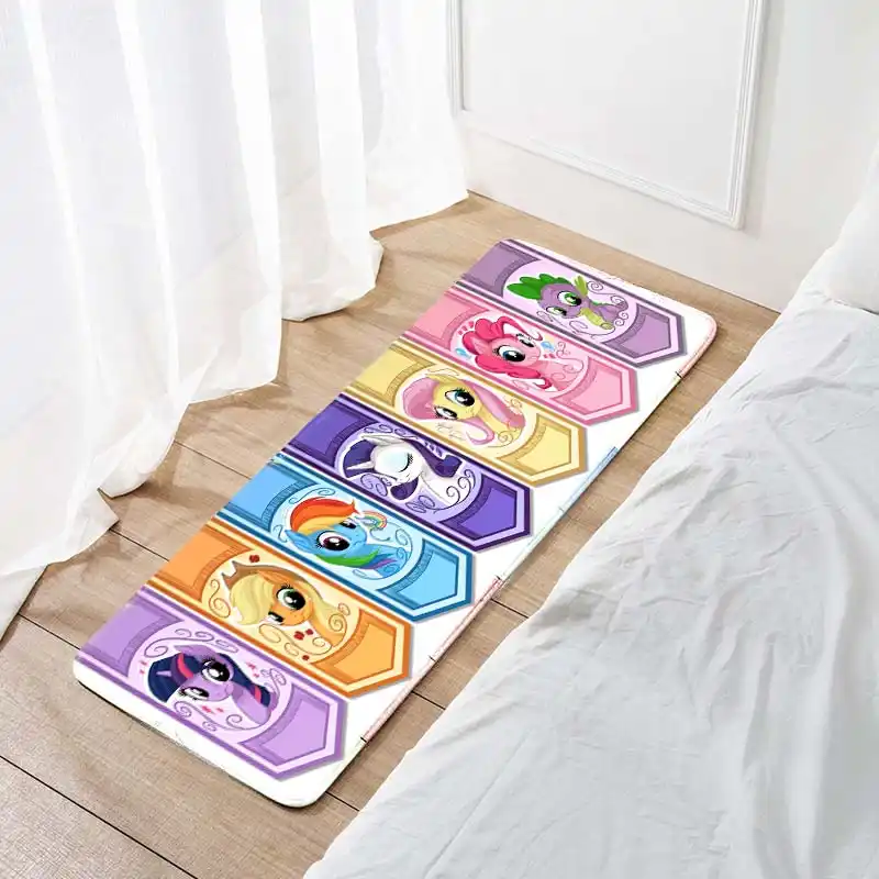 My Little Pony Rainbow Horse Rug Floor Door Mat Carpet For Living Room ...