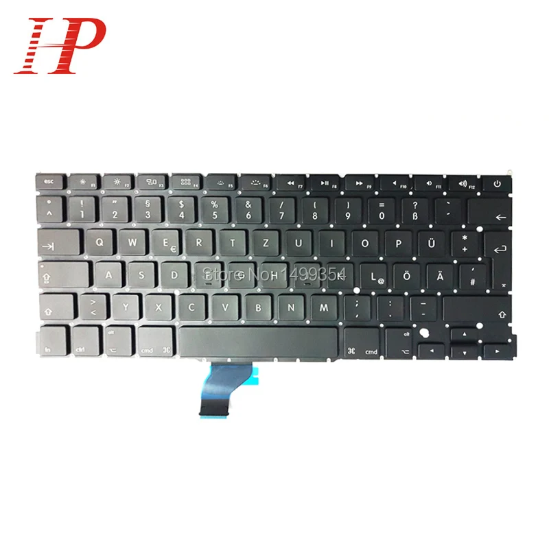 5PCS-New-A1502-Germany-German-Keyboard-For-Apple-Macbook-Pro-13-Retina ...