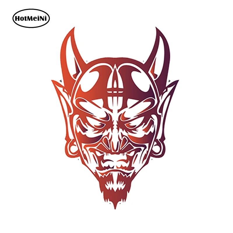 HotMeiNi 3.5"X5" Devil Satan Face Evil Demon Lucifer 666 Car Bumper ...