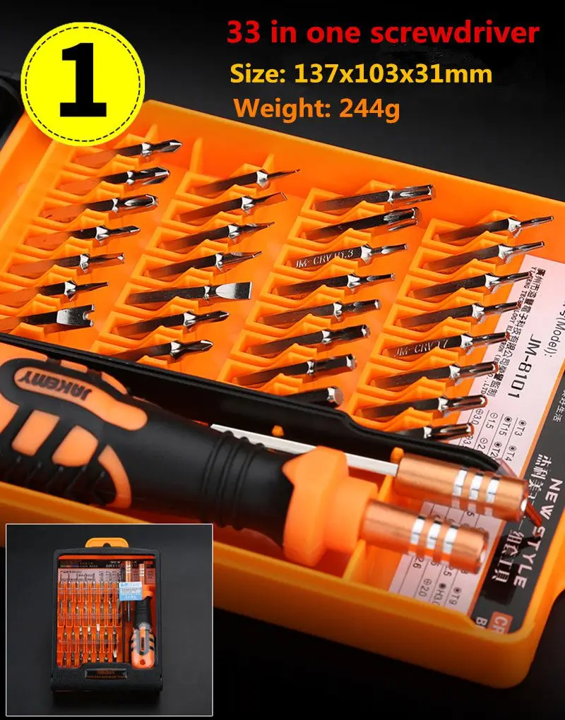 33 in 1 Screwdriver Set Precision Repair Tools Kit. -in Hand Tool Sets ...