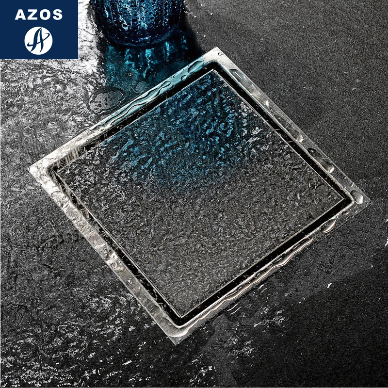 AZOS-SUS304-stainless-steel-Shallow-water-seal-floor-drain-shower-room ...