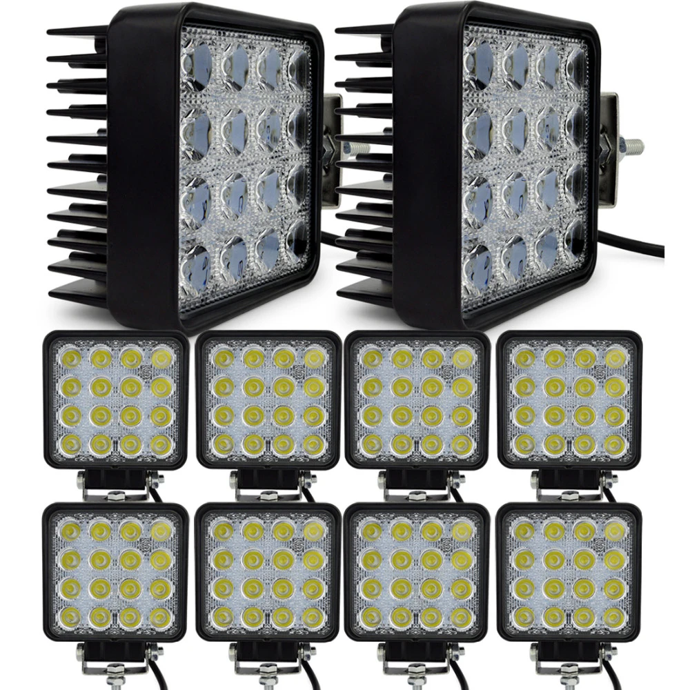 10pcs 4INCH 48W LED WORK WORKING DRIVE DRIVING LIGHT LAMP Epistar for ...