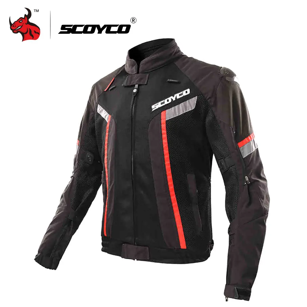 SCOYCO Motorcycle Jacket Summer Men Motorcycle Clothing Motorcycle ...