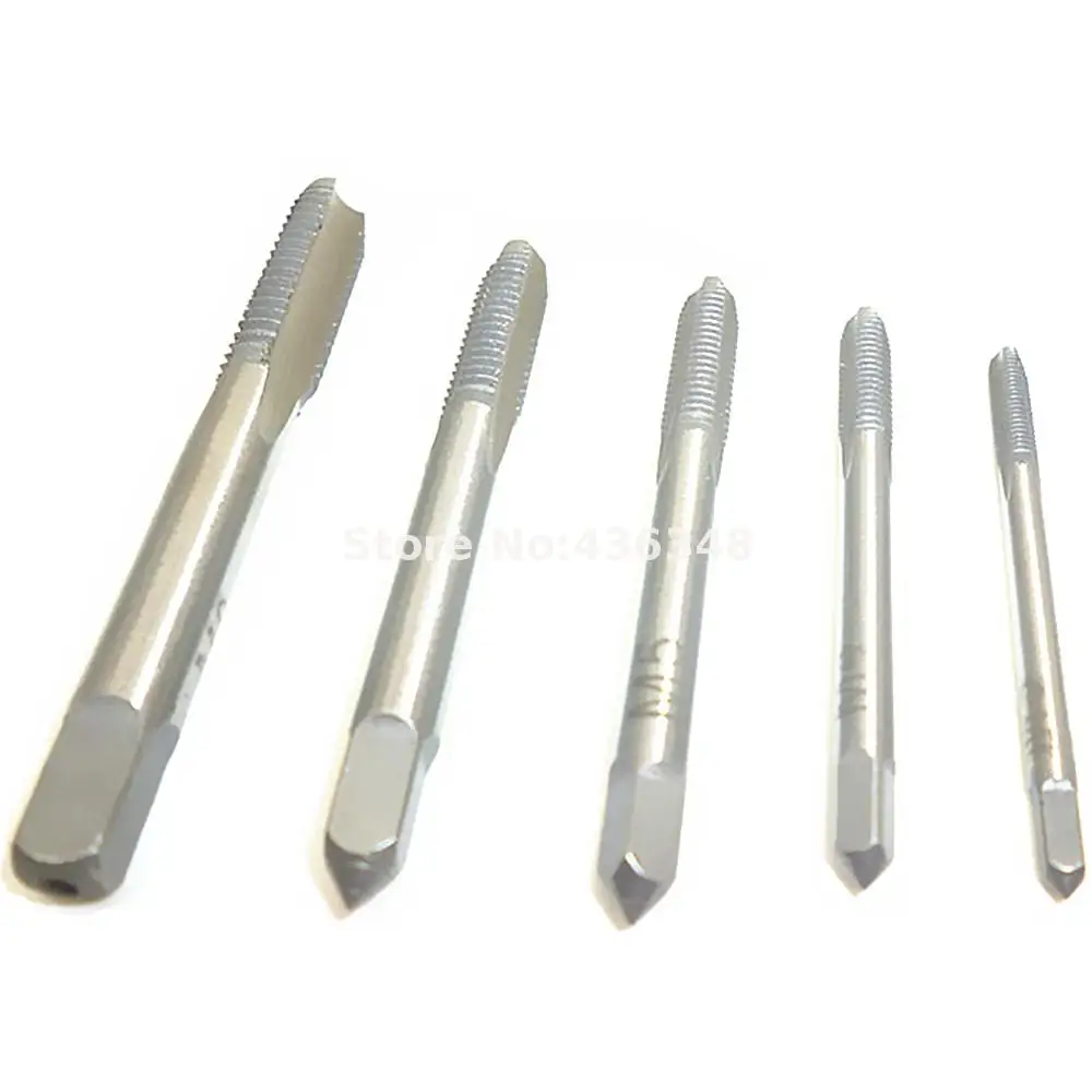 5pcs Hand Screw Thread Taps Reamer M3 M4 M5 M6 M8 Tapping Tap Metric ...