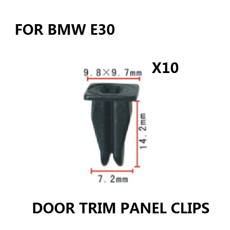 x10 Pieces FOR BMW E30 FRONT FOG LIGHTS PLASTIC SCREW GROMMETS ...
