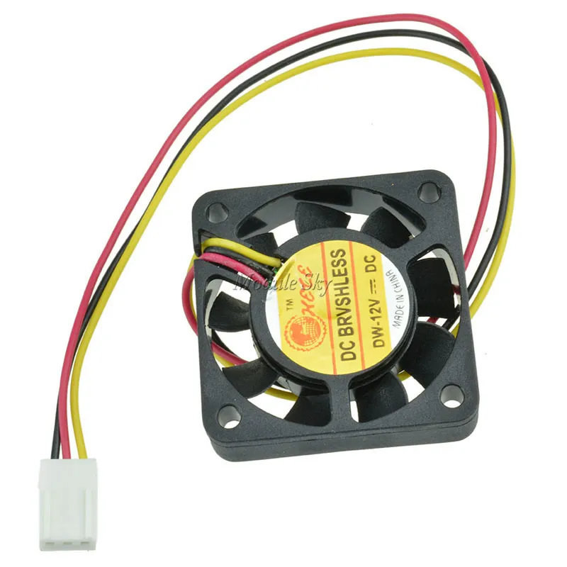 3 Pin 40mm Computer CPU Cooler Cooling Fan Fans PC 4cm 40x40x10mm DC ...