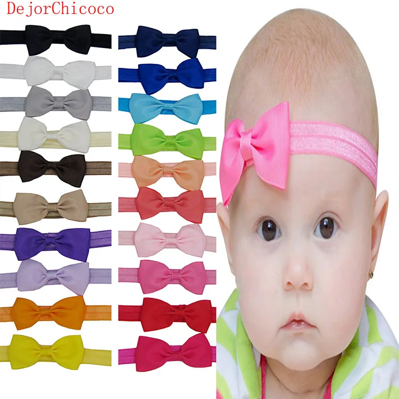 Cute Baby Infant Elasticity Headband Solid Candy Color Baby Kids Girls ...