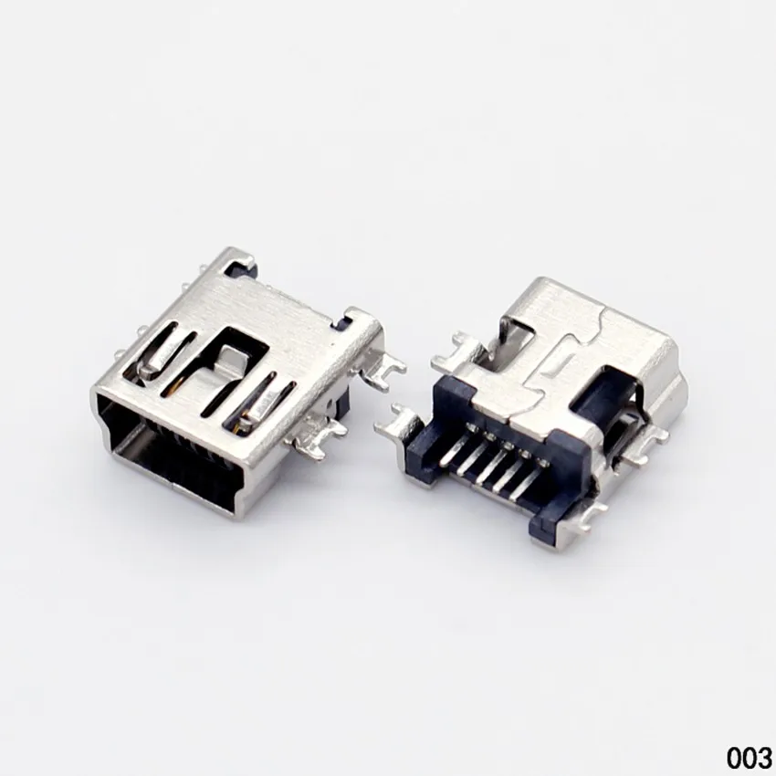 200pcs/lot 5P 5 pin MINI USB Jack MINI USB Connector for ZTE-in ...