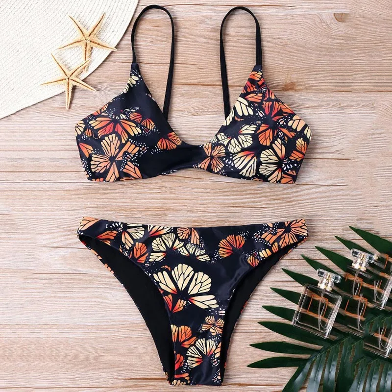Topmelon Outdoors Swimsuit Women 2018 Summer Bathing Suit Flower