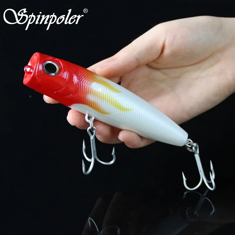 Fishing Popper Lure 130mm 60g Saltwater Fishing Lures Topwater Floating ...