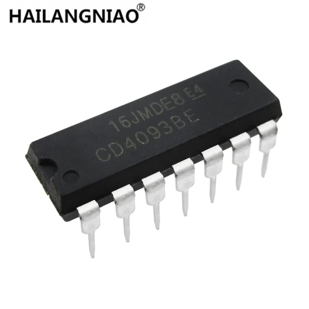 10 piezas CD4093 CD4093BE 4093 DIP 14 TI CHIP IC|ic|ic 4093ic chip ...
