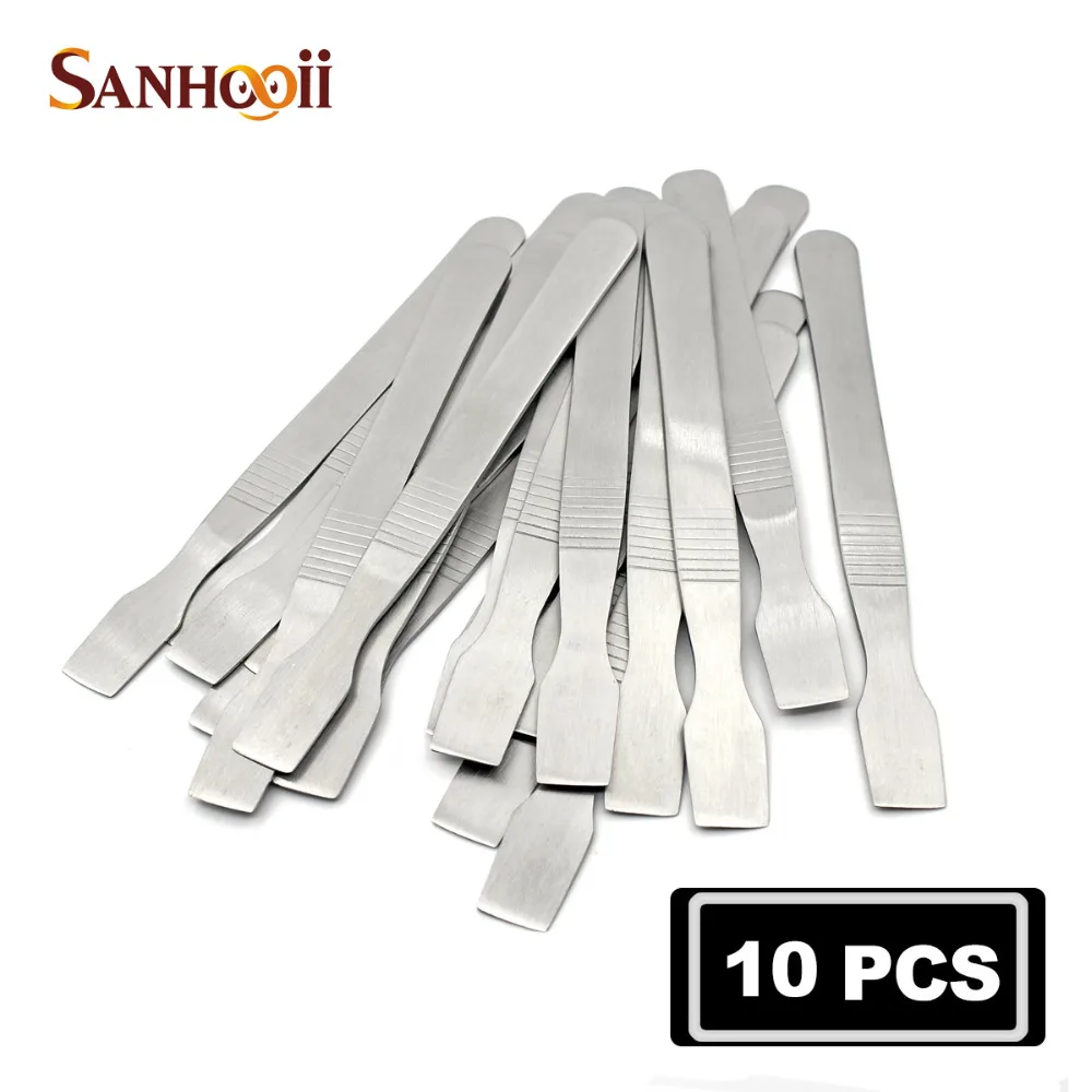 SANHOOII 10pcs Tin Slurry Scraper Metal Solder Paste Stirring Knife ...