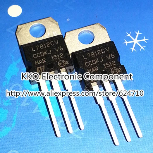 20PCS L7812CV L7812 L7812C V LM7812 IC REG LDO 12V 1.5A regulator tube ...