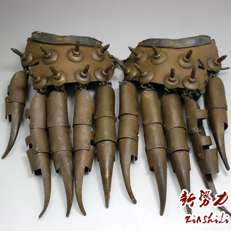 Rare-Old-Chinese-QingDyansty-copper-Weapon-gloves-A-pair-best ...