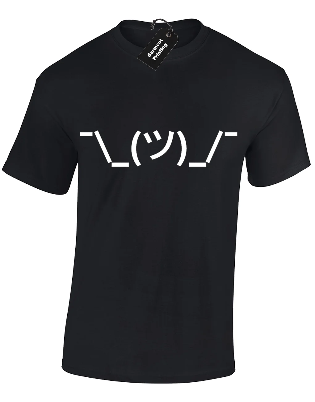 SHRUG EMOTICON MENS T SHIRT FUNNY EMOJI COOL GEEK MEME PRESENT GIFT ...