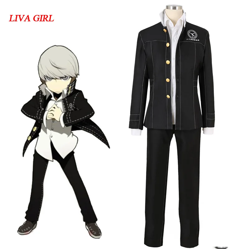 2017 Shin Megami Tensei Persona 4 P4 Cosplay School Boy Uniform Costume ...