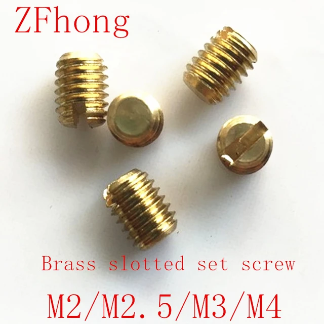 Slotted Headless Screws