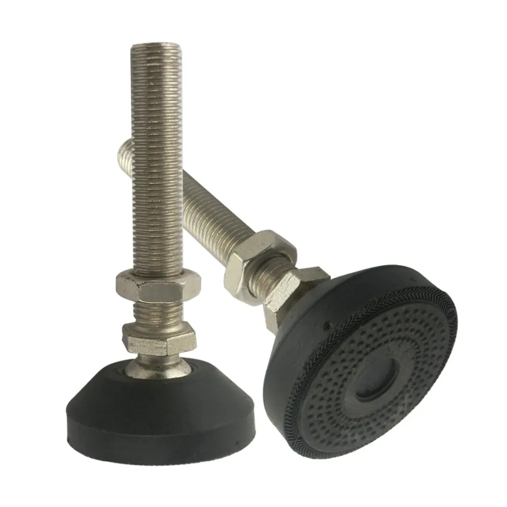 2pcs-M16x100mm-Adjustable-Foot-Cups-Reinforced-Nylon-Base-60mm-Diameter ...
