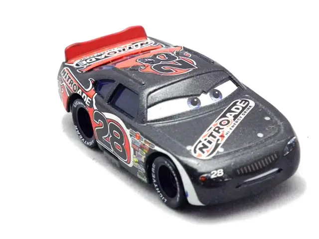 Original PIXAR CARS 2 No.28 Nitroade Rare Racer 1:55 Die Cast Metal Toy ...
