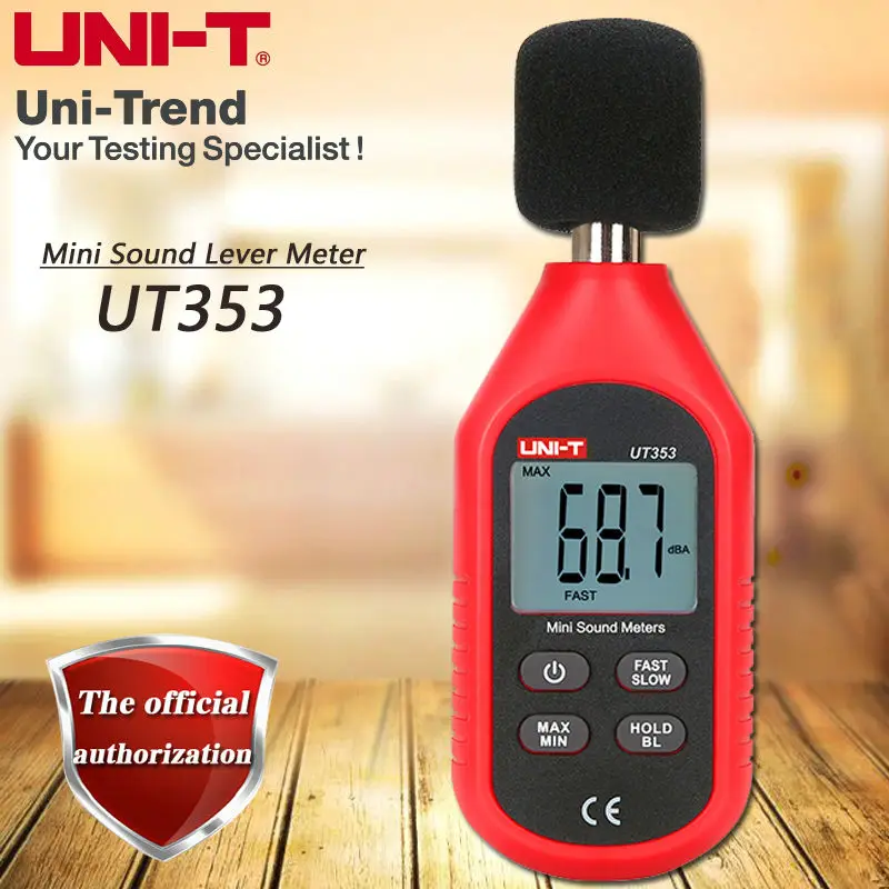 UNI T UT353 mini sound level meter, 30 ~ 130dB digital noise meter ...