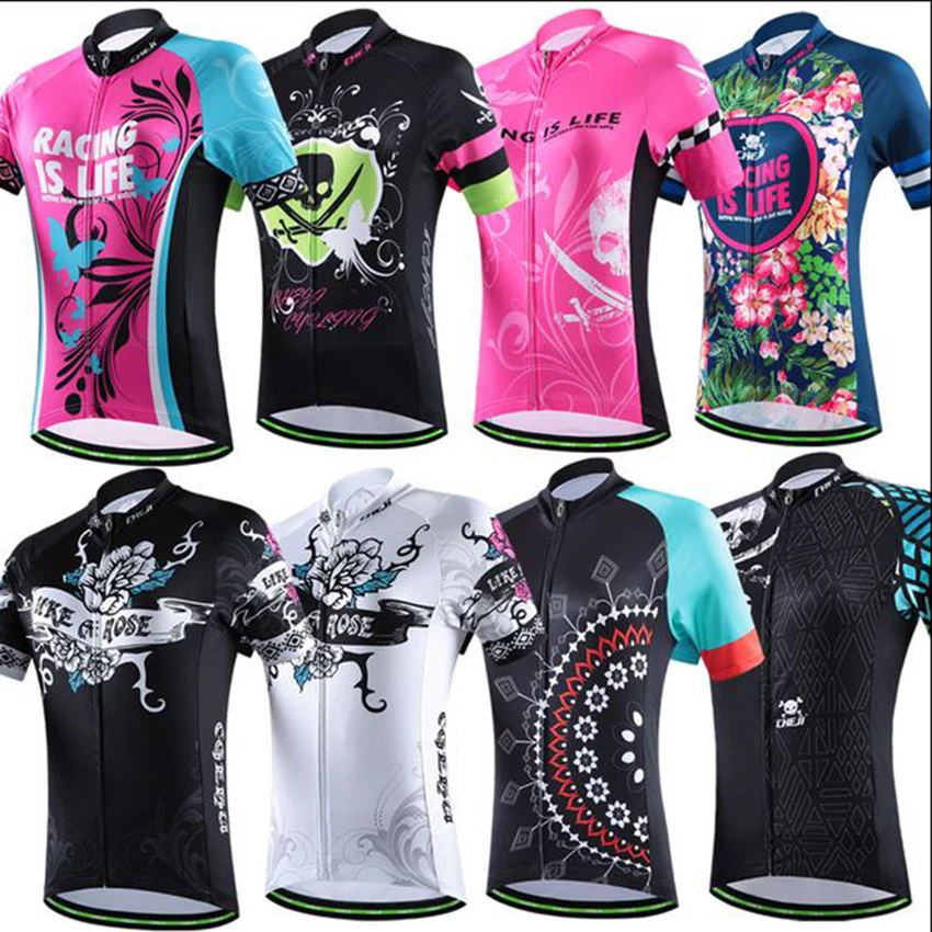 Aliexpress.com : Buy 2016 CHEJI women bike jerseys MTB team cycling ...