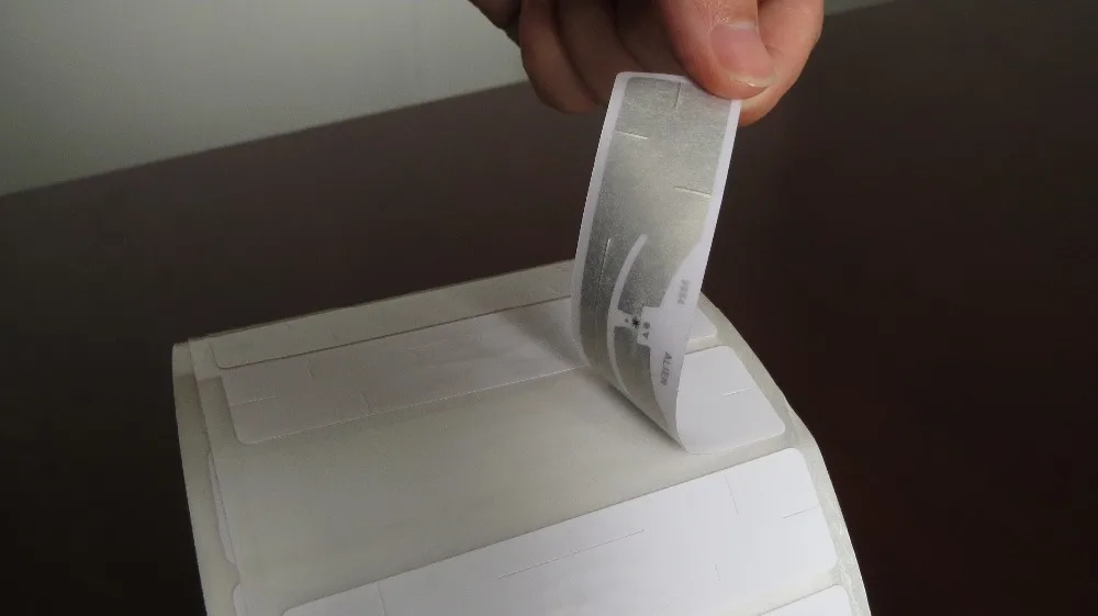 300pcs Uhf Paper Roll Rfid Sticker Tag Alien Az9654 Marathon System ...