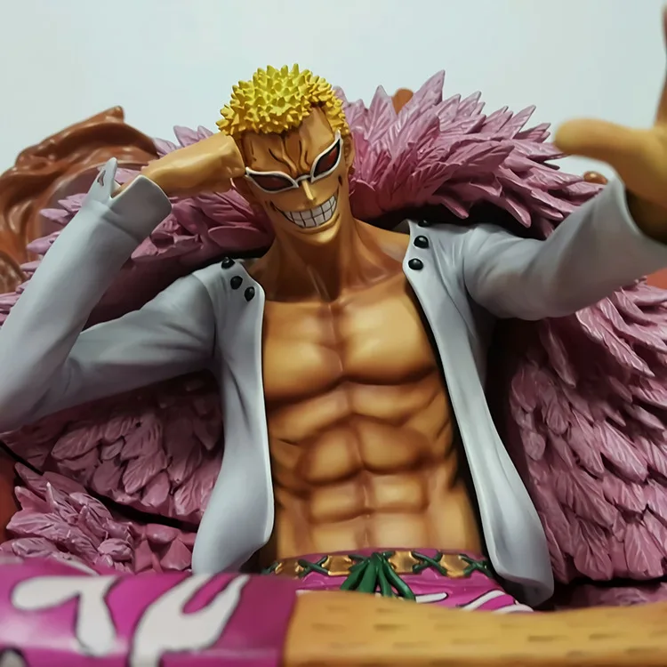 One Piece Donquixote Doflamingo sitting figure | One piece Merchandise ...