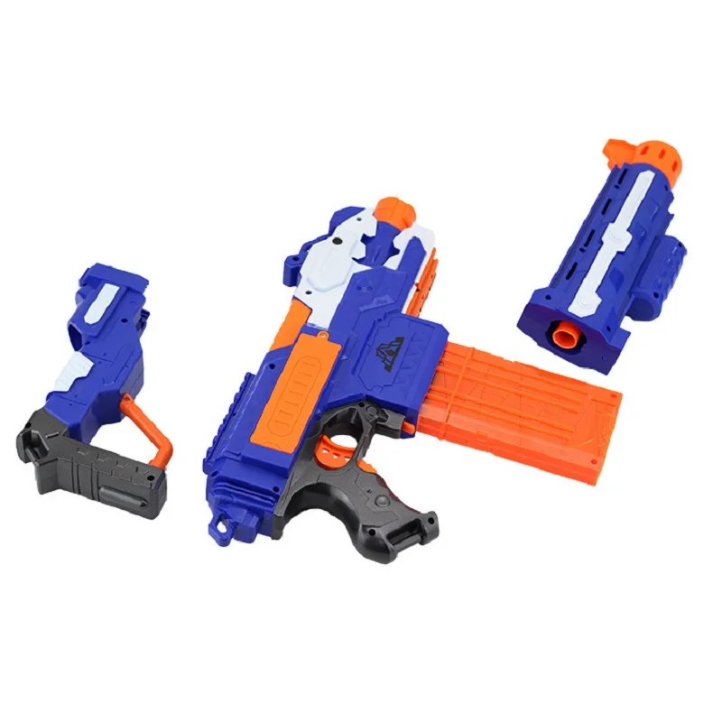 Fun Soft Bullet Gun Toy Kids Electrical Bursts of Nerfed Gun Toy ...