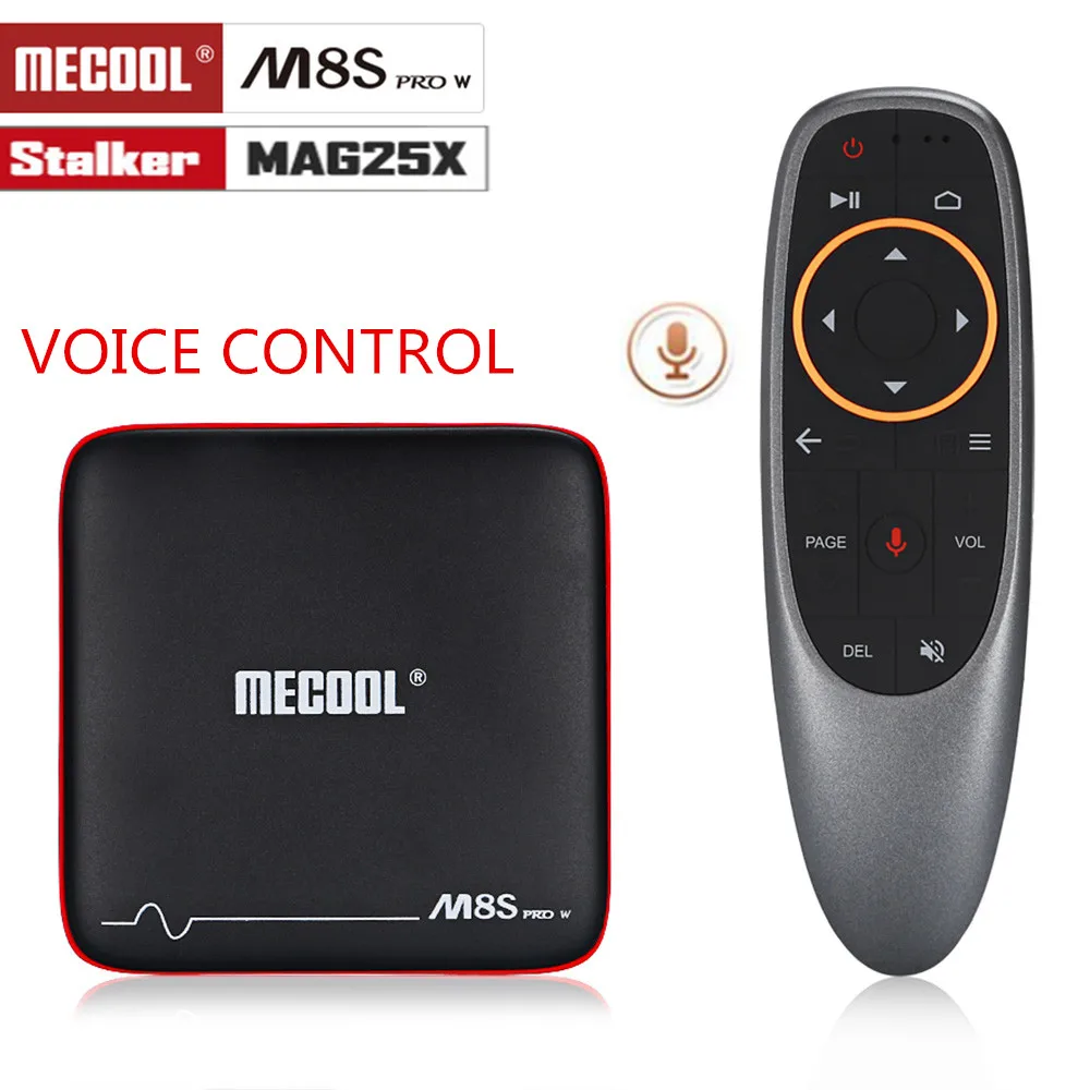 Mecool M8S PRO W TV Box 2.4G Voice Control TV Box S905W smart tv box ...