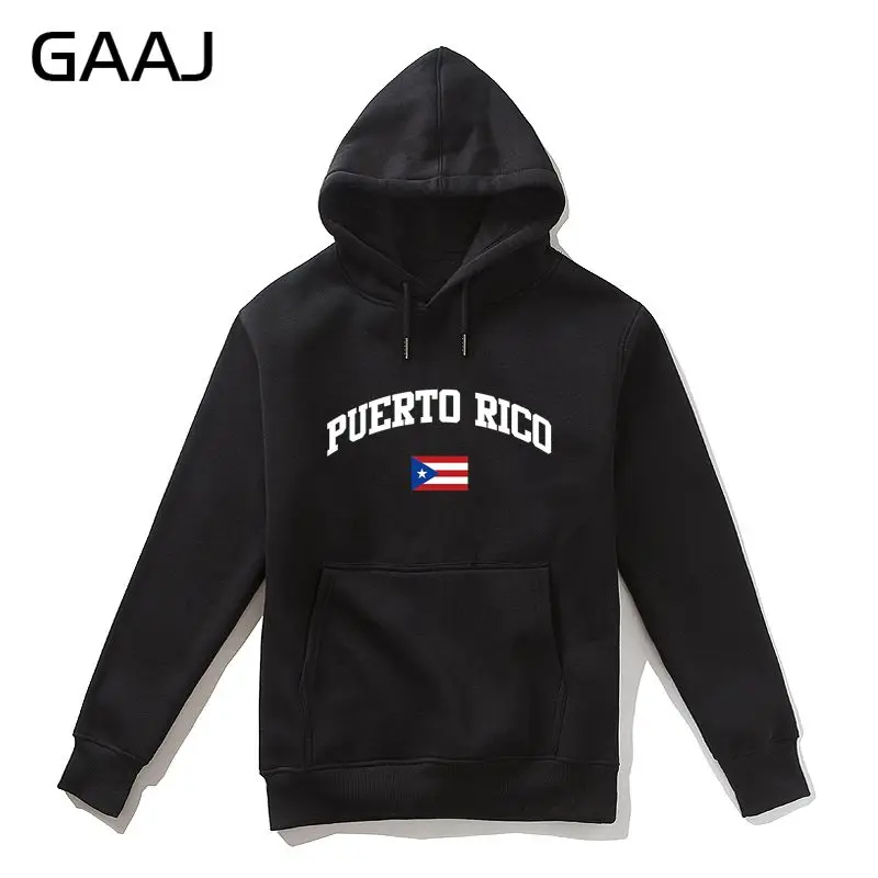 GAAJ Puerto Rico Flag Men Hoodie Women Casual Fashion Cotton Casual ...