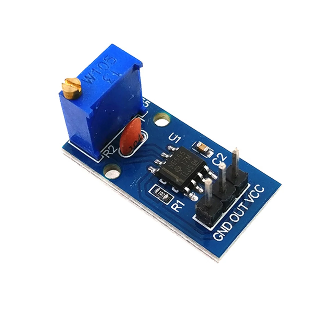 DC5V 12V NE555 Adjustable Resistance Single Channel Output Frequency ...