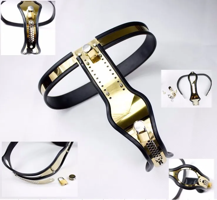 Sex Shop Hot Titanium Alloy Female Chastity Belt Sex Toys Bdsm Fetish ...