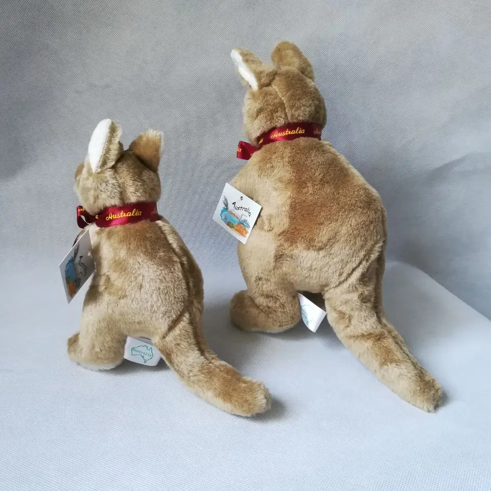 lovely kangaroo plush toy about 20cm and 27cm kangaroos doll gift h0457 – WhiteBlack Store