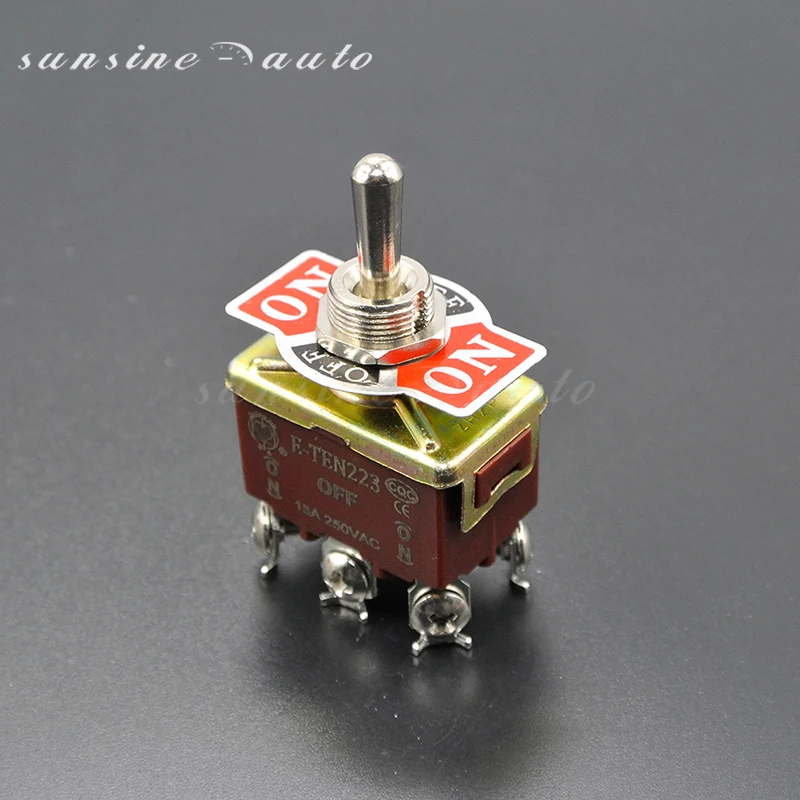 Buy Heavy Duty 6 Pin Momentary Toggle Switch Dpdt On Off On Centre Off From