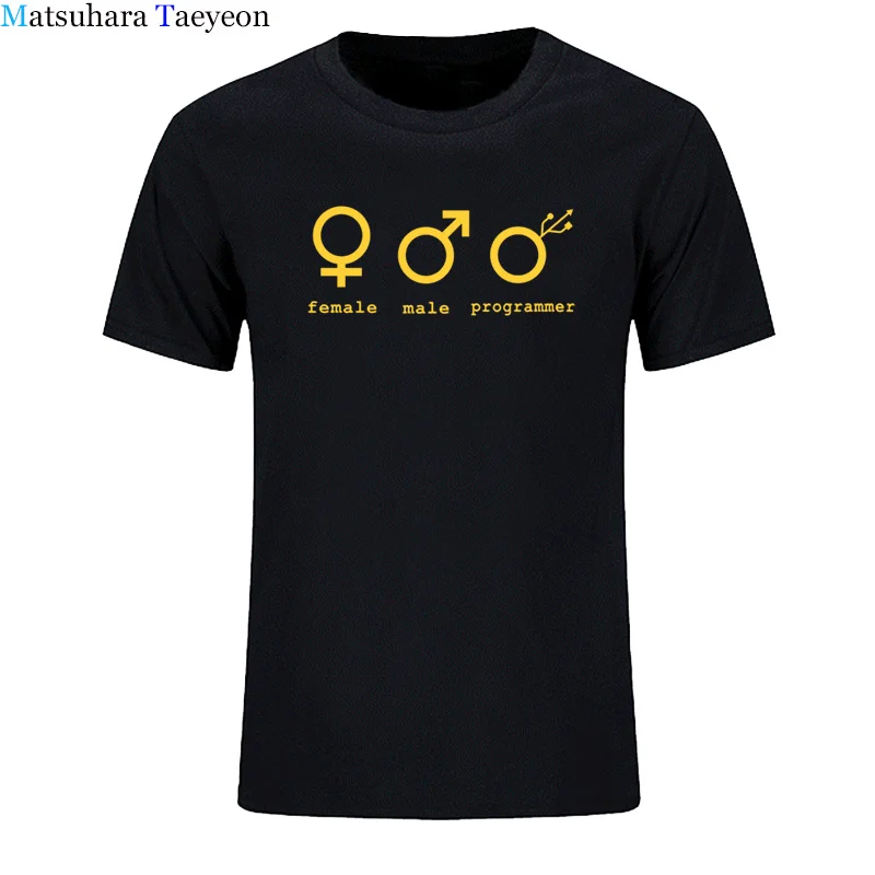 Camiseta de manga corta con programador para hombre, camisa a la moda ...