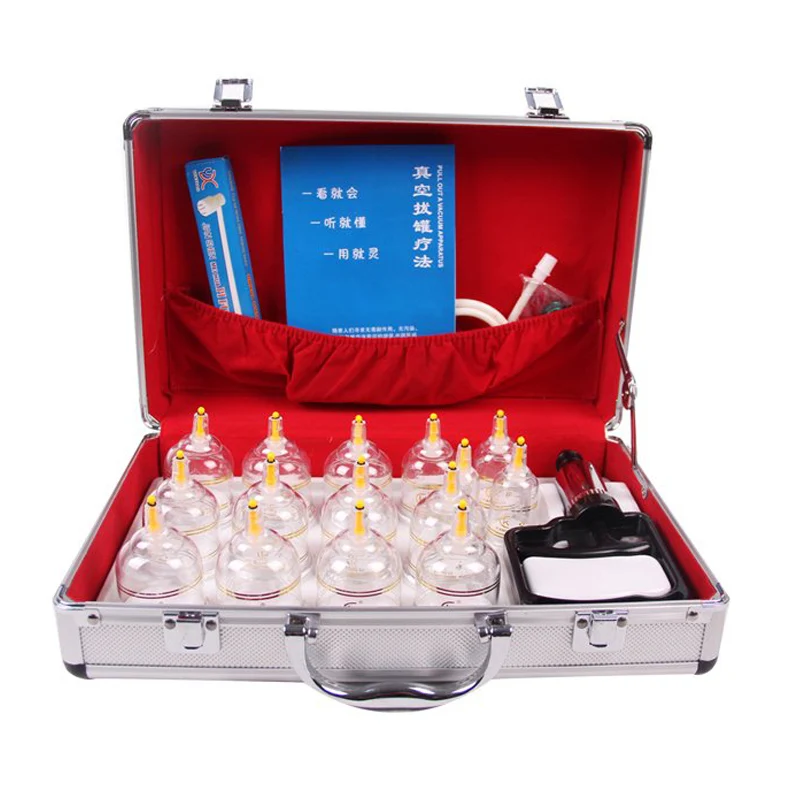 New Design Kangci medical Vacuum Cupping Set 15 Cups Aluminum Alloy ...