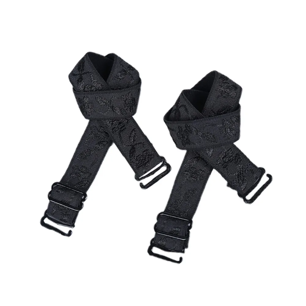 Women 1.8cm Slip Resistant Clear Bra Straps Double Shoulder Elastic Bra ...