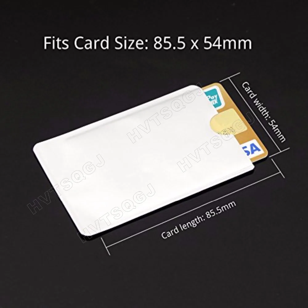 10pcs Anti Scan Rfid Blocking Sleeve For Credit Card Secure Your ...