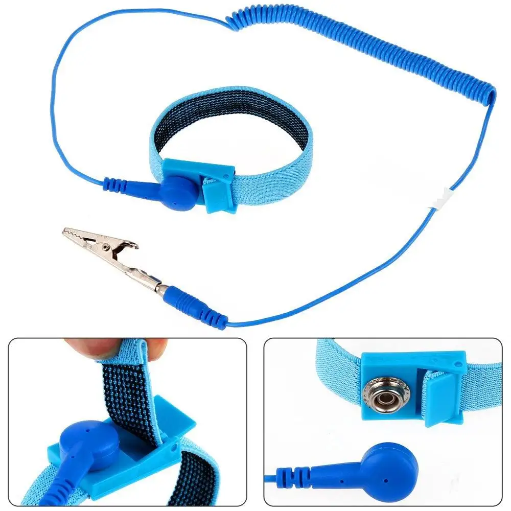 ESD Handschlaufe alligator clip Anti Static Discharge Band Erdung ...