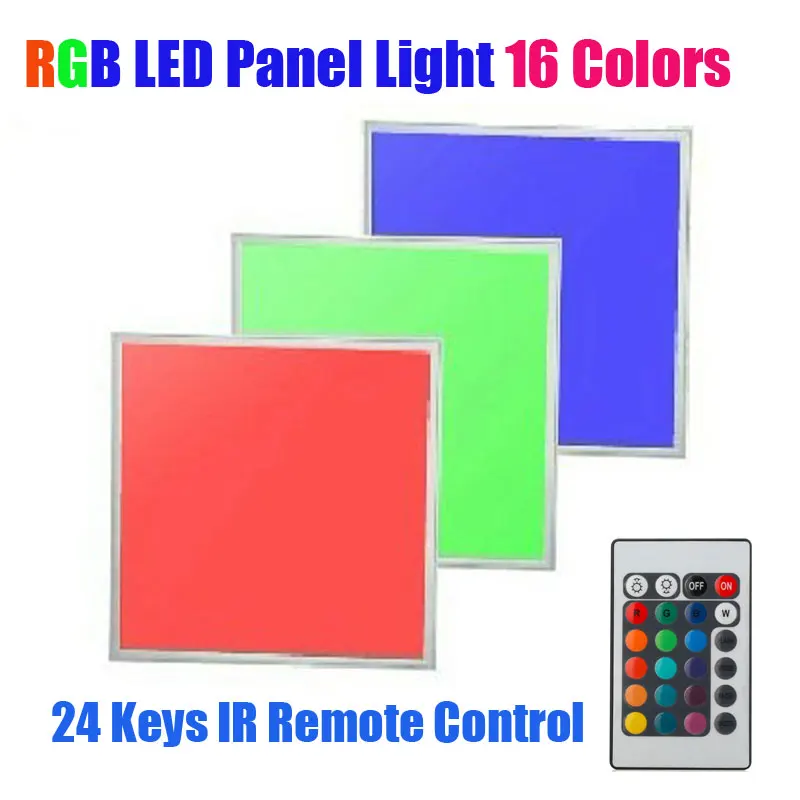 RGB LED Panel Light Ultra Slim panels lights with remote control for ...