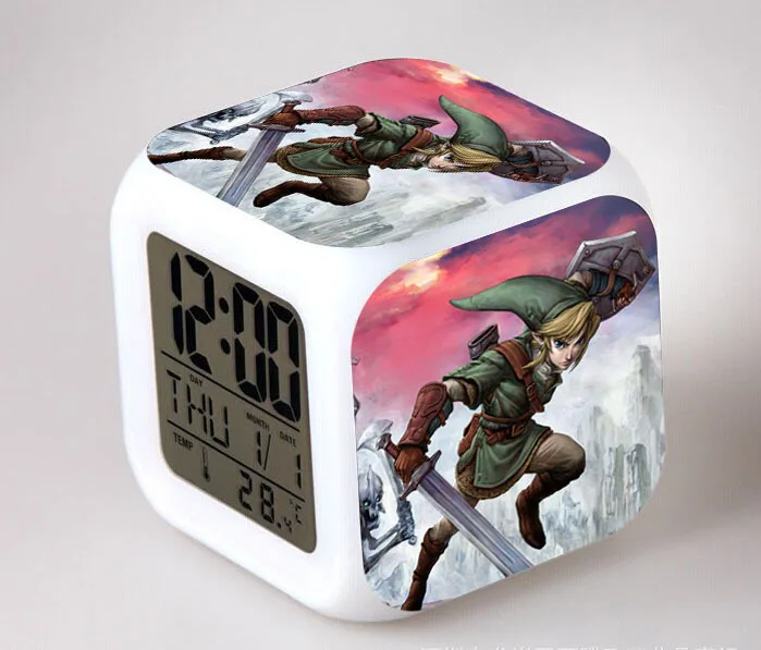 3d Game Legend of Zelda Alarm Clocks,Kids Birthday Gift Multifunctio ...
