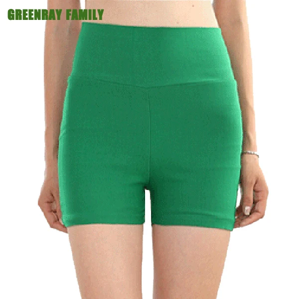 Summer Plus 5XL Women Stretch High Waist Safety Short Pants Bodycon ...