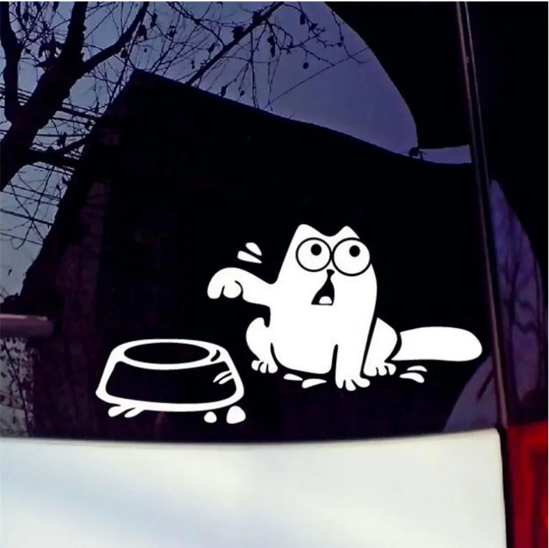 Funny Tank Simon Cat Funny Car Stickers For Toyota Camry Corolla RAV4 ...