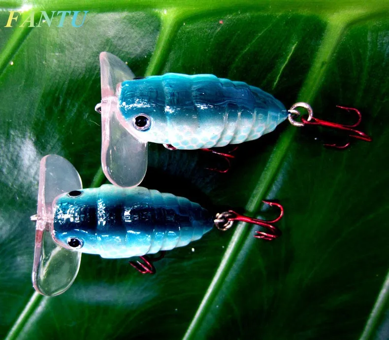FANTU New Insect Bait Fishing Lure 6g/40mm Bait artificial Cicada Lure ...