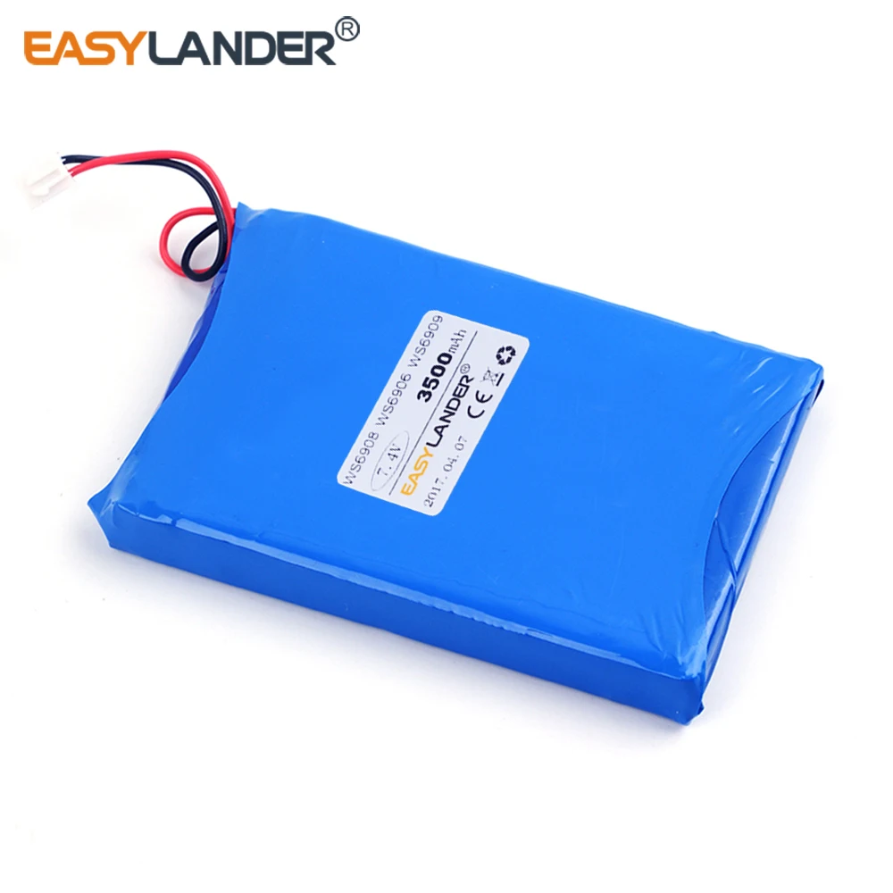 7-4V-3500mAh-Li-polymer-battery-For-Freesat-V8-V71HD-satlink-WS6902 ...