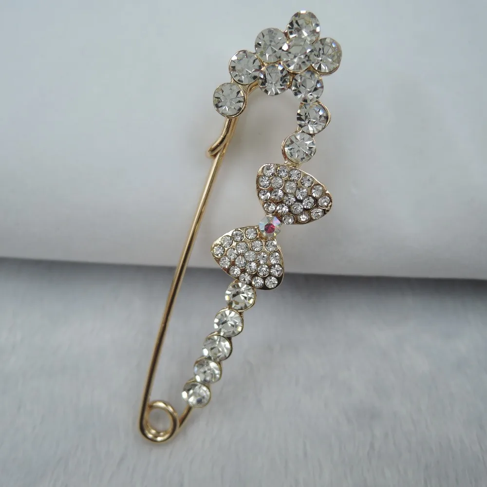 women brooches top new fashion brooch made of metal and crystals-in ...