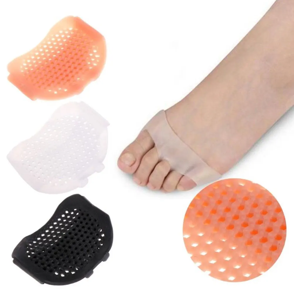 1 Pair Silicone Forefoot Pads Soft Breathable Foot Protector Pain ...