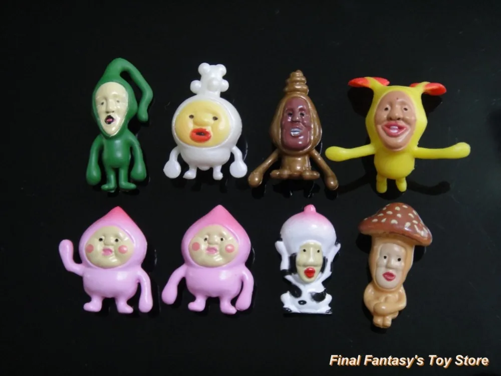 8p set of mini 1" Kabaya Kobito Dukan Dwarf Encyclopedia Figures free shipping to US Cool gifts ...